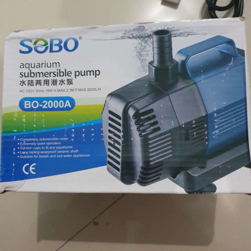 Jual SOBO BO-2000A SUBMERSIBLE PUMP | Shopee Indonesia