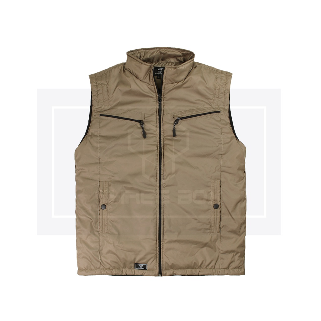 Jual Vest Rompi Parasut Pria Wanita Casual Keren Medium Jumbo Krem ...