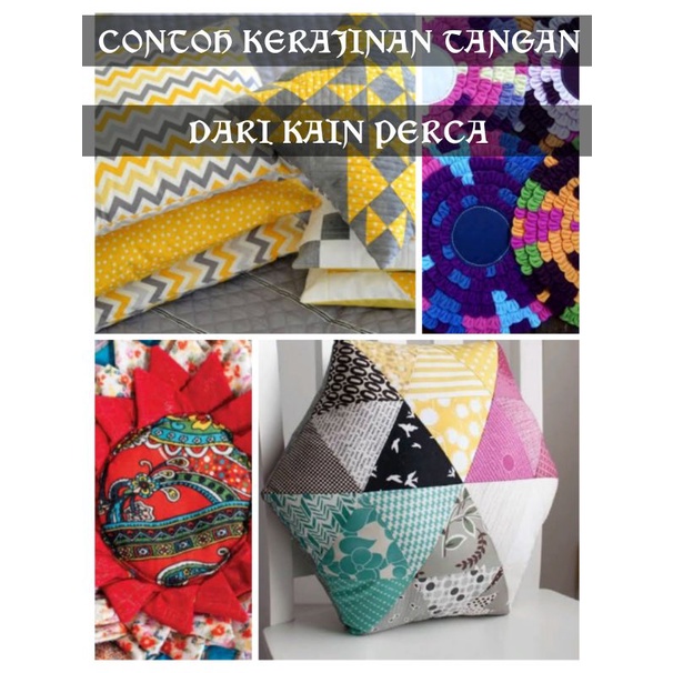 Jual KAIN PERCA//PAKET 10PCS/LEMBAR KAIN SISA POTONGAN PANJANG BAHAN ...