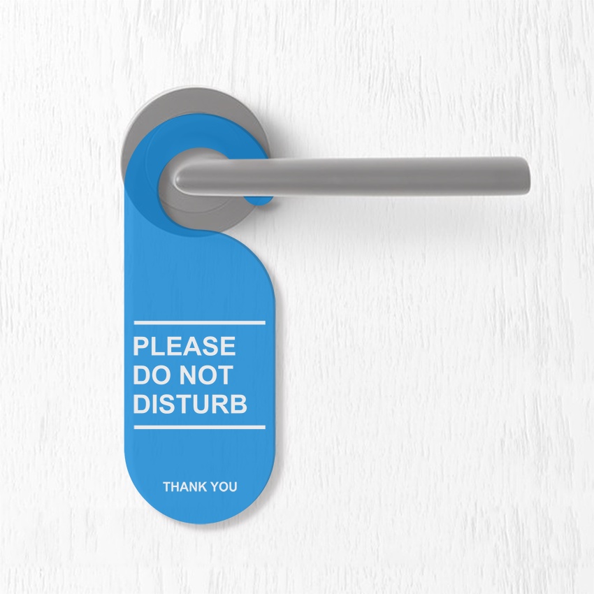 Jual Handle Sign Hanging Door Akrilik - Please Do Not Disturb | Shopee ...
