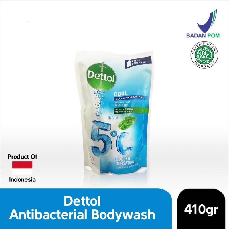 Jual DETTOL BODY WASH REFILL SBUN MANDI 410ml | Shopee Indonesia