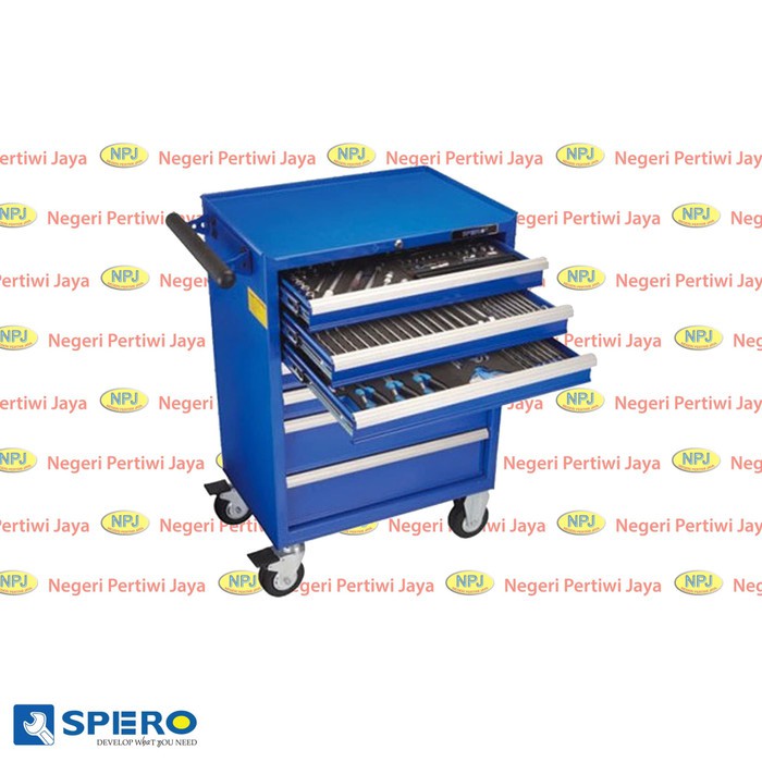 Jual Spero 7 Drawer Tool Trolley Set 141 Pcs - Kotak Alat Perkakas ...