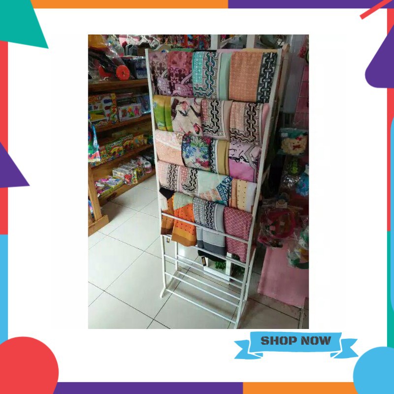 Jual SHENAR RAK JILBAB BESI / RAK JILBAB / TEMPAT HIJAB AMAZING / RAK ...