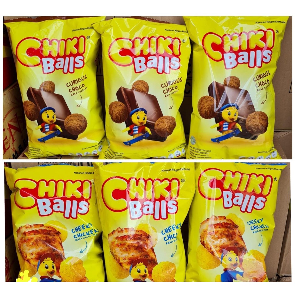 Jual CHIKI BALLS KEJU, AYAM, COKLAT 200GR KEMASAN JUMBO SNACKS CEMILAN ...