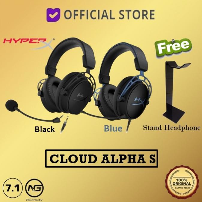 Jual Hyperx Cloud Alpha S 7.1 Surround Sound Gaming Headset Termurah | Shopee Indonesia