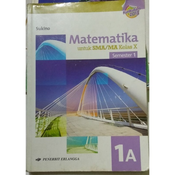 Jual Buku Matematika SMA/MA kelas X - Sukino | Shopee Indonesia