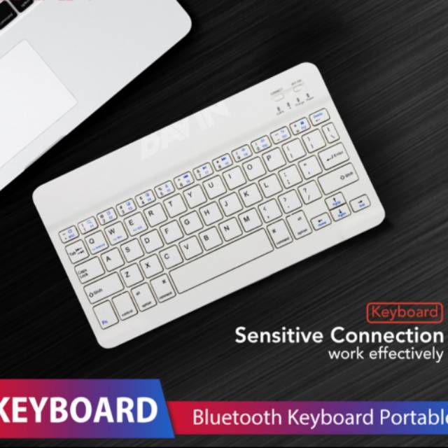 Jual Mini Wireless Bluetooth Keyboard Slim Thin Design for Windows ...