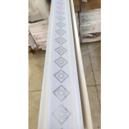 Jual Lis plafon pvc profil samping / List plavon profil pvc lebar 6cm ...