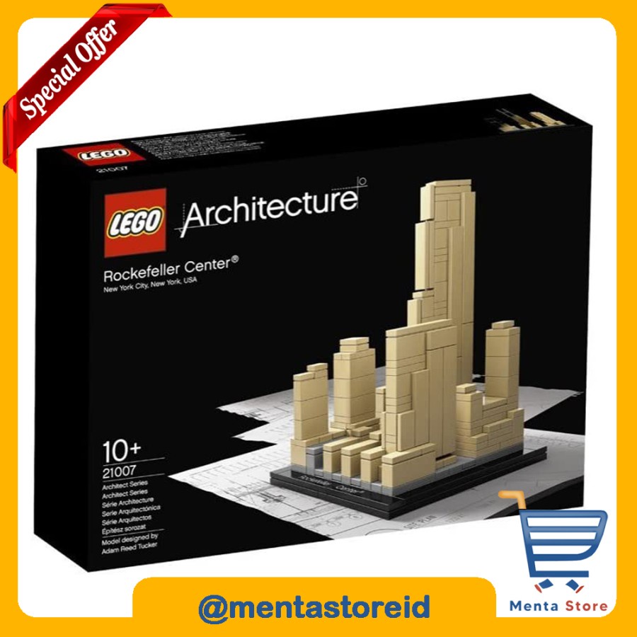 Jual LEGO Architecture 21007 Rockefeller Center Centre Plaza MISB New ...
