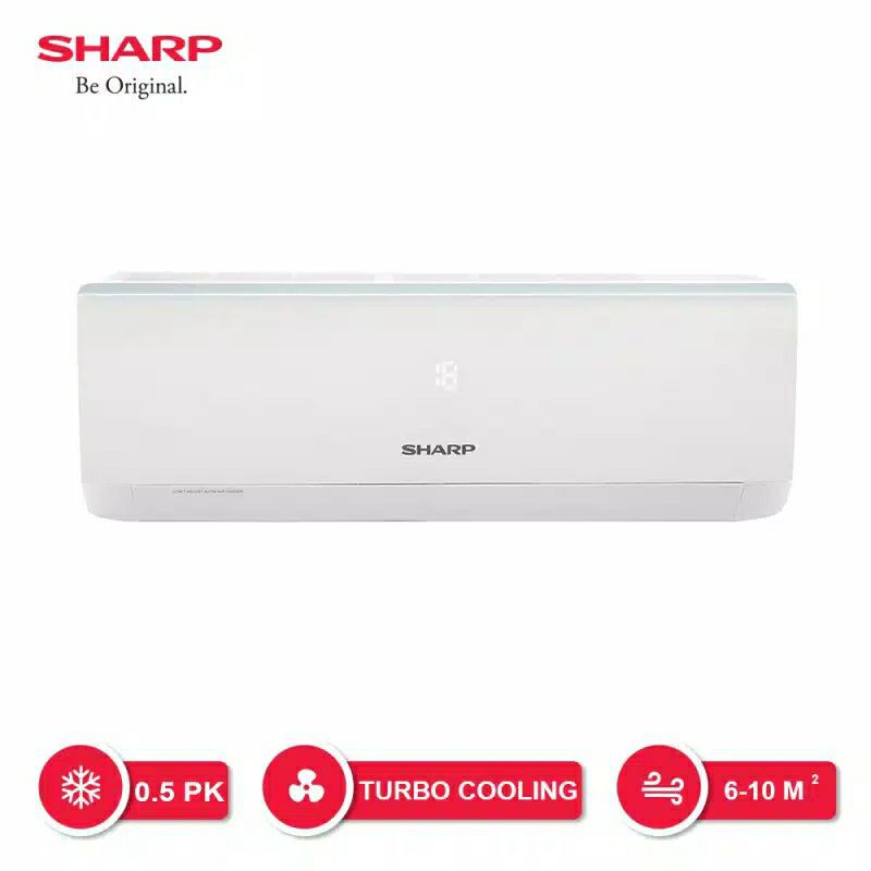 Jual AC SHARP 1/2 PK AH-A5UCY [Indoor + Outdoor Unit Only ( TJRU / EM ...