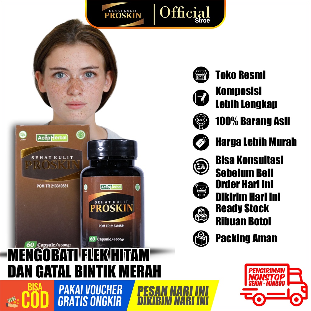 Jual Proskin Suplemen Herbal Ekstrak Binahong Mengobati Flek Hitam Dan ...