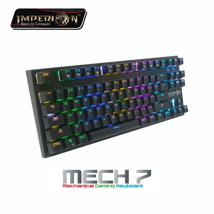 Jual Imperion Mech7 Keyboard Gaming Mechanical TKL RGB | Shopee Indonesia