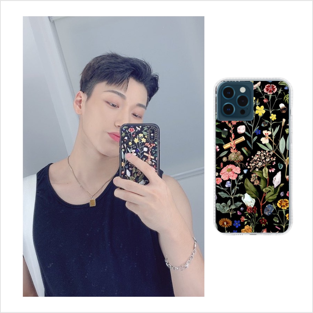 Jual Ateez Choi San flower garden custom phone case | Shopee Indonesia