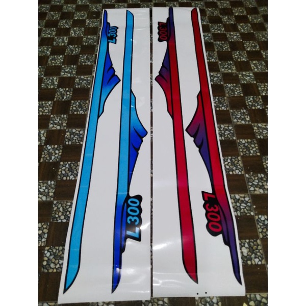 Jual sticker striping Lis body Mitsubishi L300 lama | Shopee Indonesia