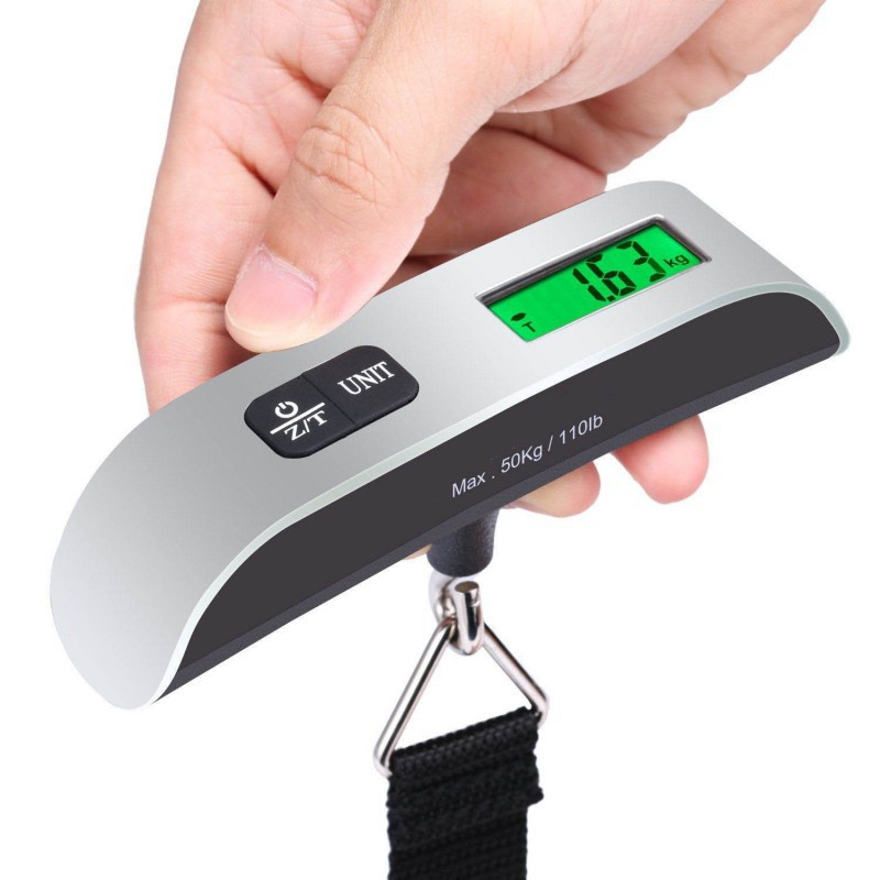 Jual Handheld Timbangan Koper Portable Digital Scale Maks 50Kg | Shopee ...