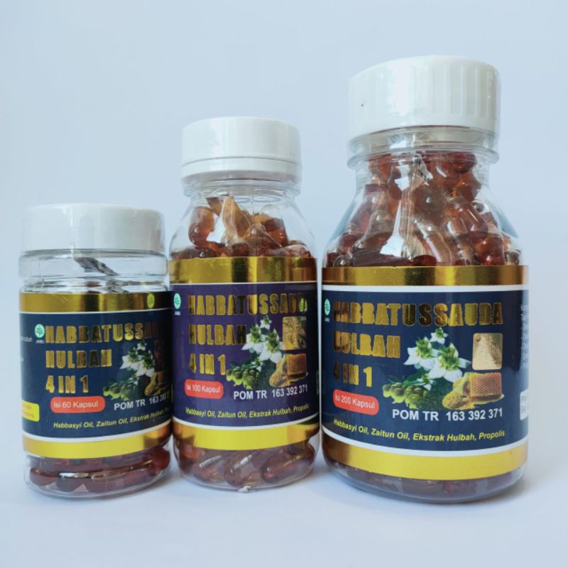 Jual Habbatussauda hulbah 4 in 1 kapsul habatusauda | Shopee Indonesia