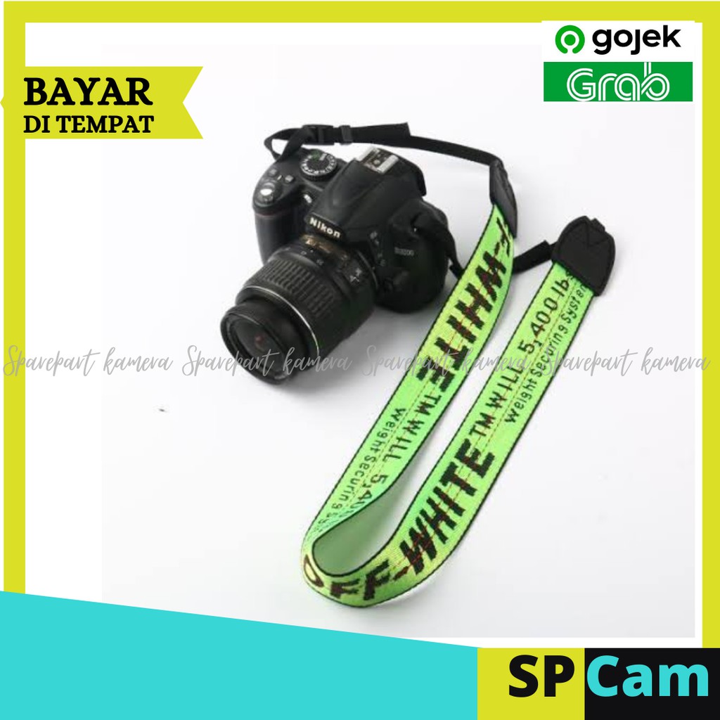 Jual Tali Kamera / Strap Camera OFF WHITE For DSLR SLR Mirrorless ...
