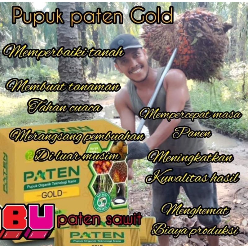 Jual Pupuk paten gold organik teknologi nano ori | Shopee Indonesia