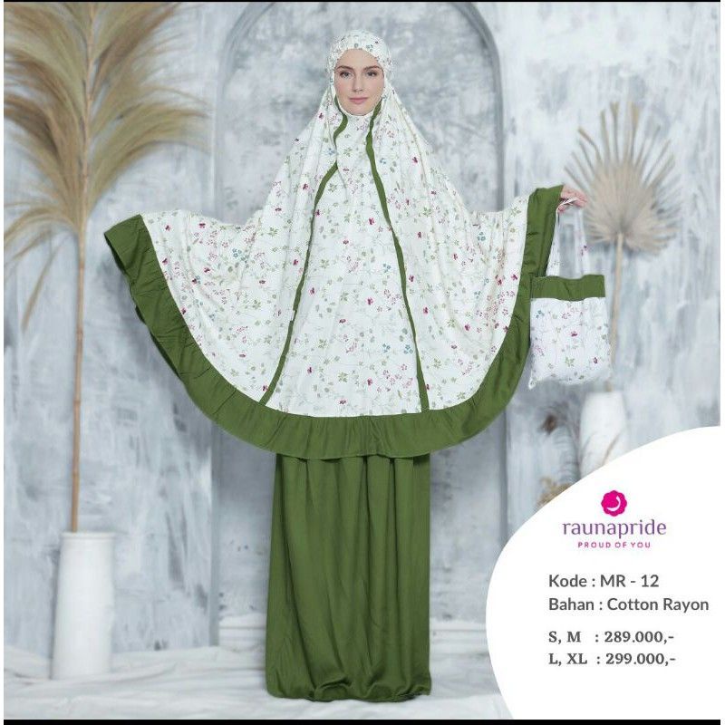 Jual Mukena Rauna MR 12 | Shopee Indonesia