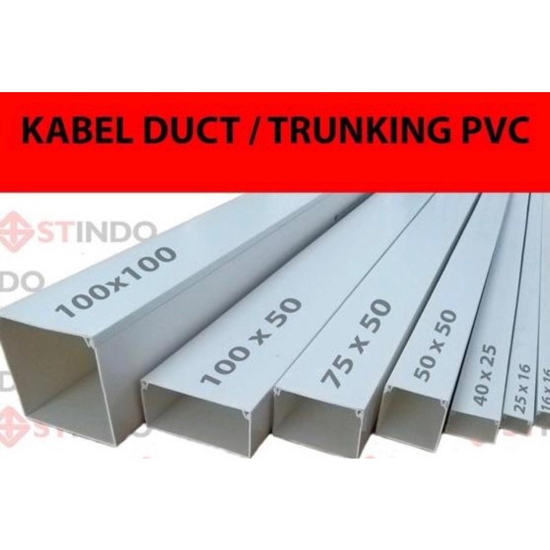 Jual kabel duct pvc 50x50 | Shopee Indonesia