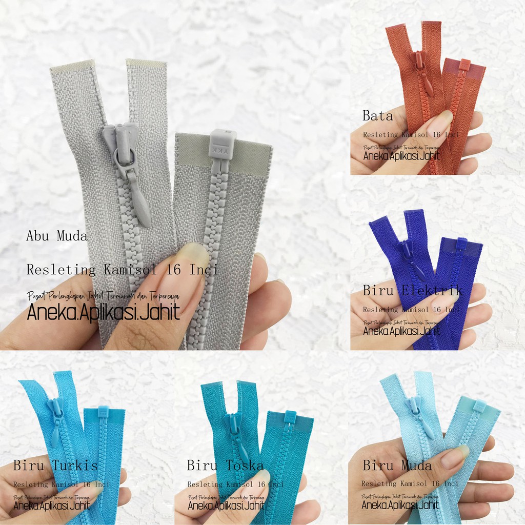 Jual [1/2] 1 PCS RESLETING KAMISOL 16 INCI / 40 CM MEREK YKK / RESLETING JEPANG KAMISOL | Shopee ...