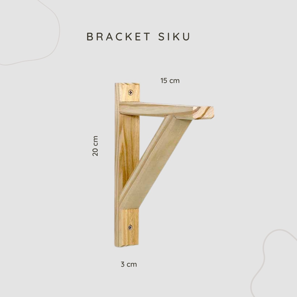 Jual Bracket siku kayu ambalan lampu gantung multifungsi kuat dan kokoh ...