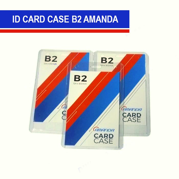 Jual Card Case B2 V-tec Name tag / plastik ID Card ( isi 20 pcs ...