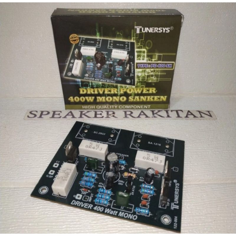 Jual Kit Driver Power Amplifier Mono 400W Sanken TUNERSYS PD-400 SK | Shopee Indonesia