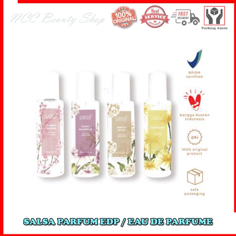 Jual * NCC * Salsa Parfum Flower Series Wangi Tahan Lama Eau De Parfume ...