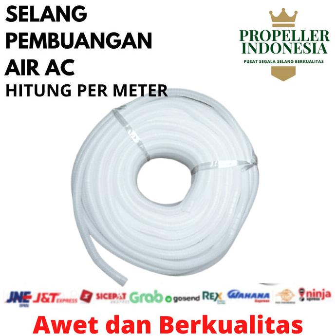 Jual Selang AC PERMETER Selang Pembuangan Air AC Pipa Drain Flexible 5/ ...