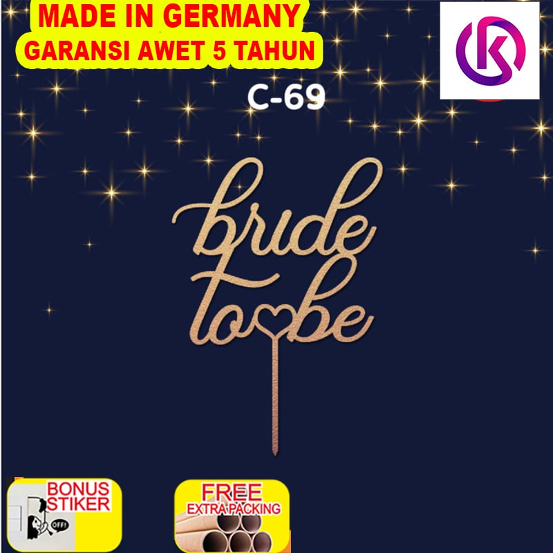 Jual Promo BRIDAL SHOWER CAKE TOPPER / HIASAN KUE / WEDDING CAKE TOPPER ...