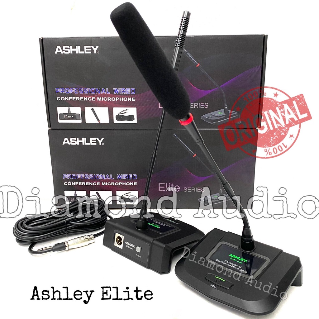 Jual Mic Ashley Elite Conference Podium Original Microphone Meja ...