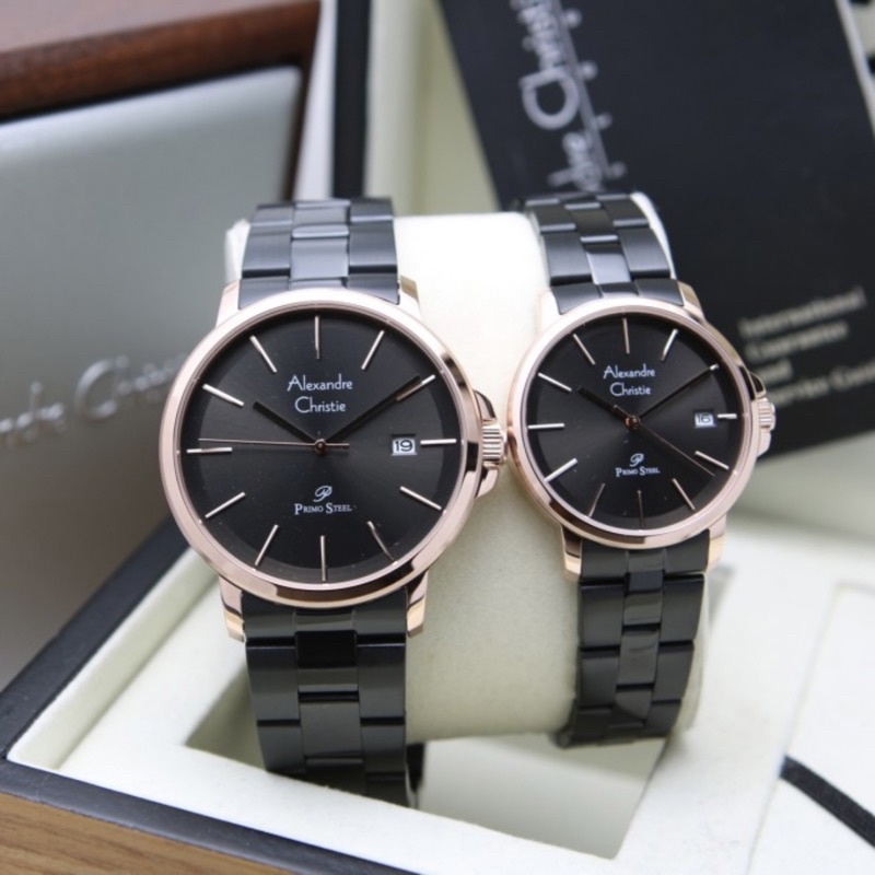 Jual jam tangan couple alexander cristie ac1032 original stanles ...