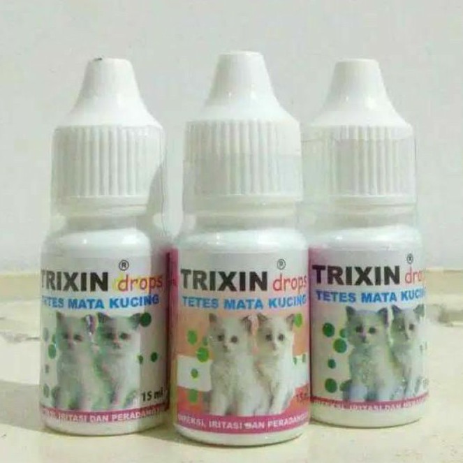 Jual TRIXIN 10ML | Obat Tetes Mata Kucing/Anjing | Iritasi/Belekan ...