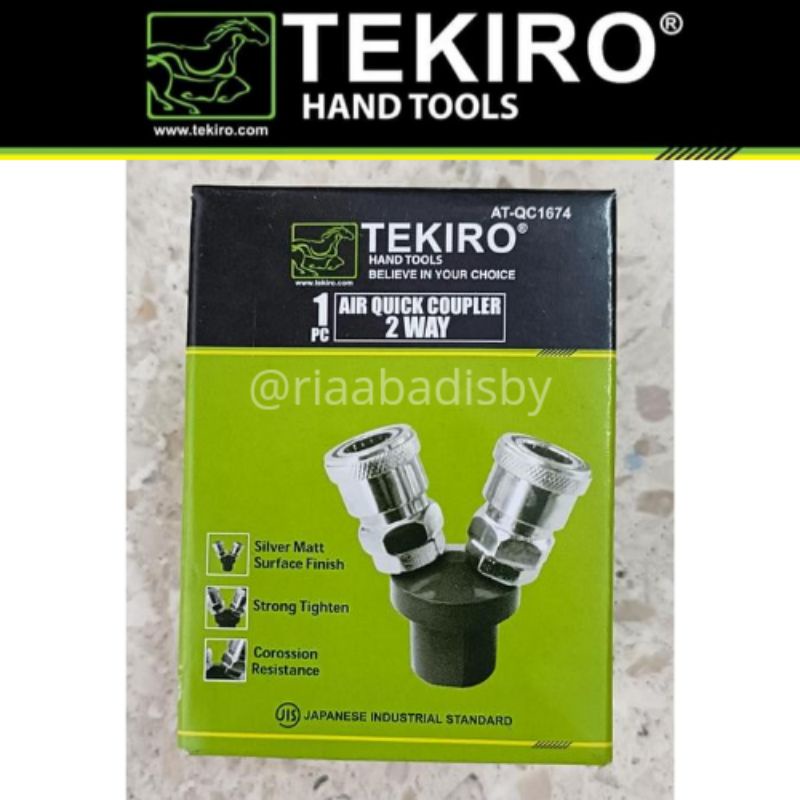 Jual AIR QUICK COUPLER 2 WAY COUPLER ANGIN CABANG 2 | TEKIRO | Shopee Indonesia