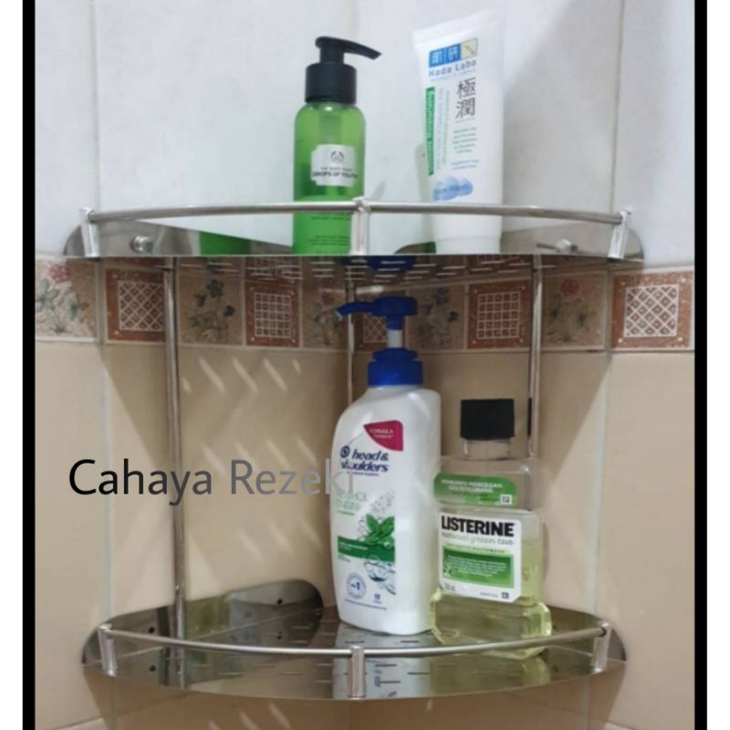 Jual RAK SUDUT STAINLESS - RAK SHAMPOO | Shopee Indonesia