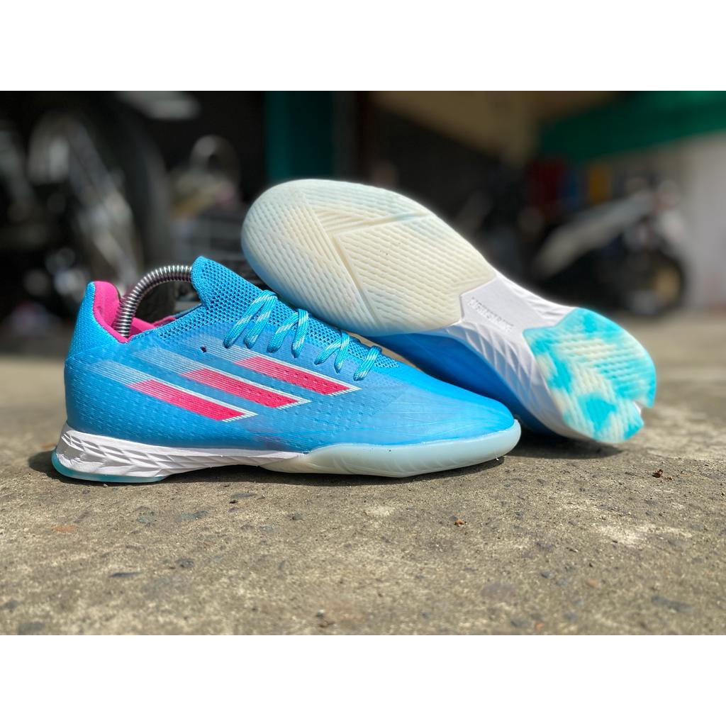 Jual Futsal Adidas X Speedflow.1 IN - Sky Rush | Shopee Indonesia