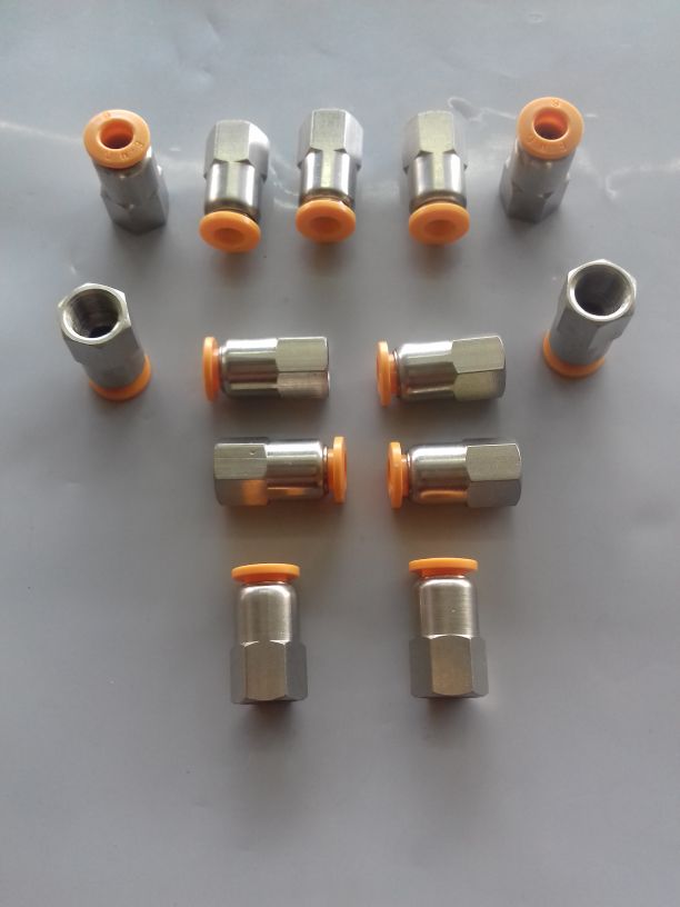 Jual NEPLE / FITTING PNEUMATIC (PCF) SELANG 6 mm -DRAT DALAM 1/8 ...