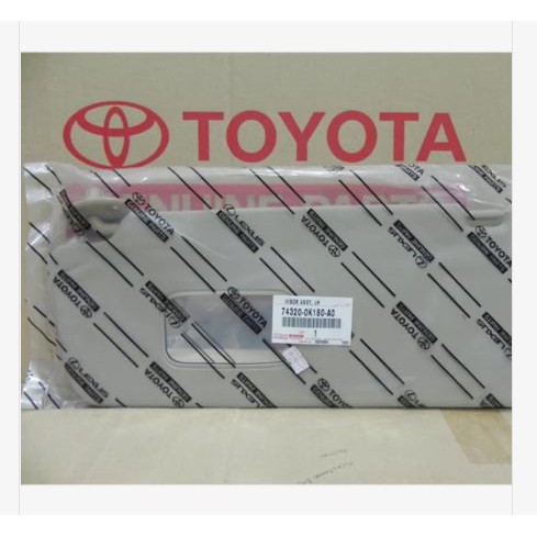 Jual Sun Visor Innova Fortuner Hilux Model Kaca ASLI ORIGINAL | Shopee ...