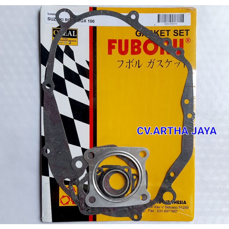 Jual PACKING FULL SET / GASKET FULL / FULLSET FUBORU SUZUKI RC100 ...