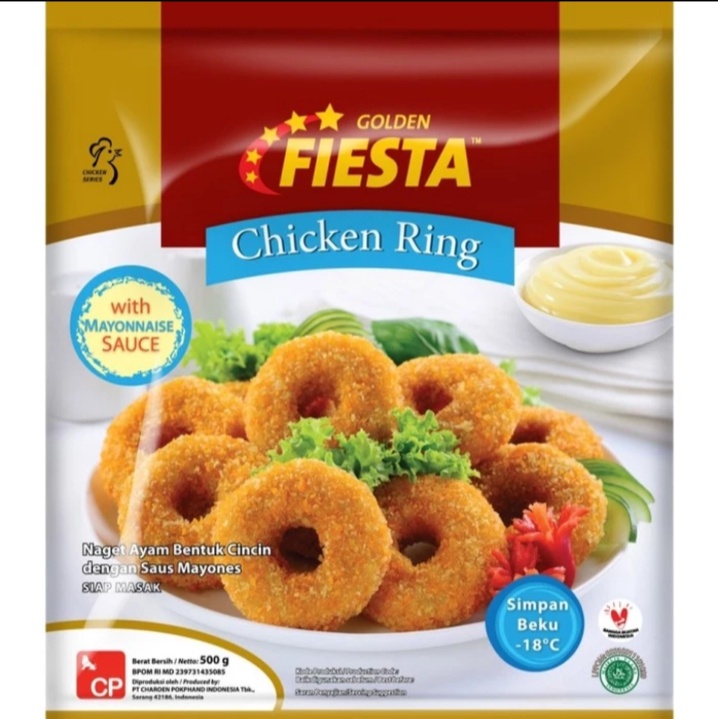 Jual FIESTA Golden Chicken Ring with Mayonaise 500g | Shopee Indonesia