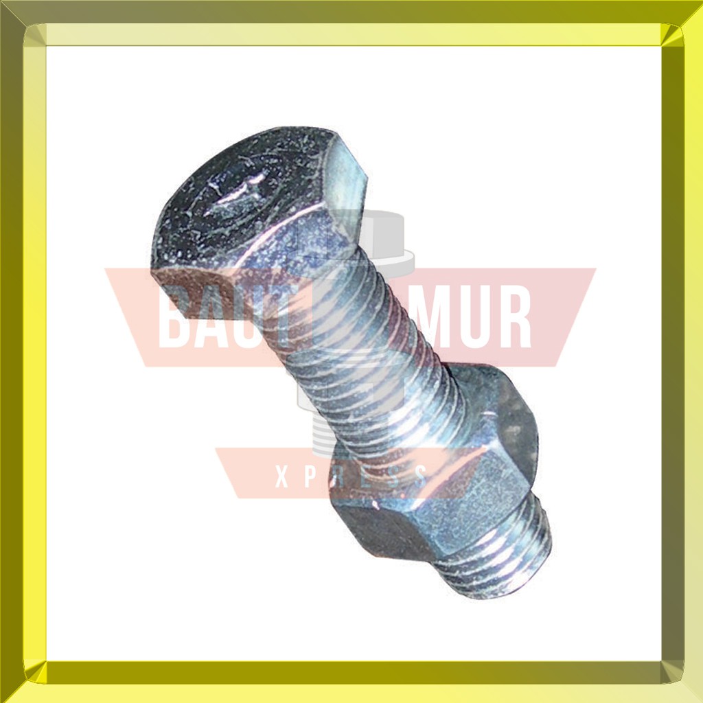 Jual Baut Mur M4 X 10 Putih Kunci 7 (100 Pcs) | Shopee Indonesia