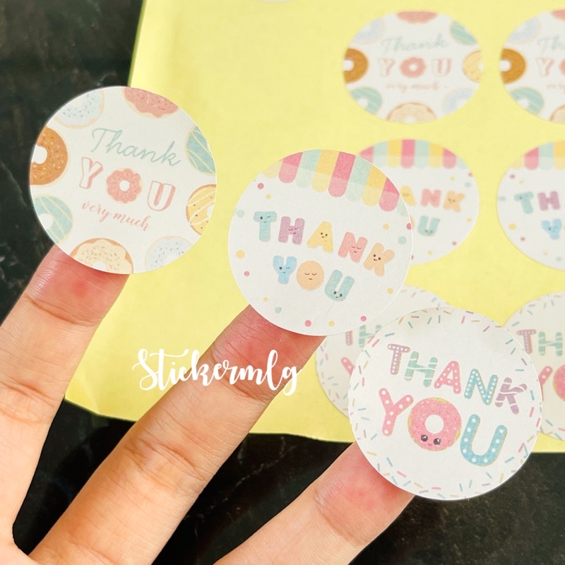 Jual STICKER UCAPAN THANK YOU 012 | Shopee Indonesia