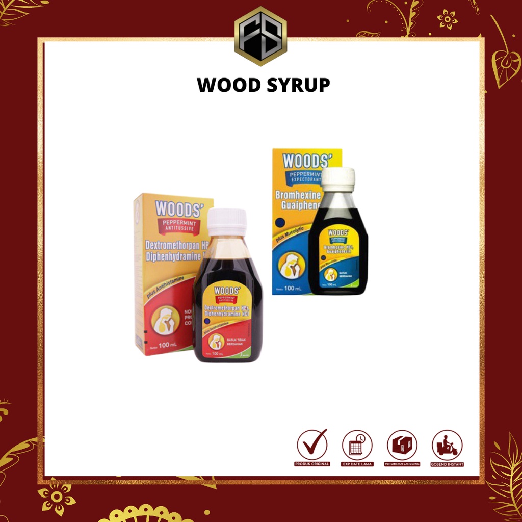 Jual Woods syrup/ obat batuk berdahak/ obat batuk kering/ Melegakan ...