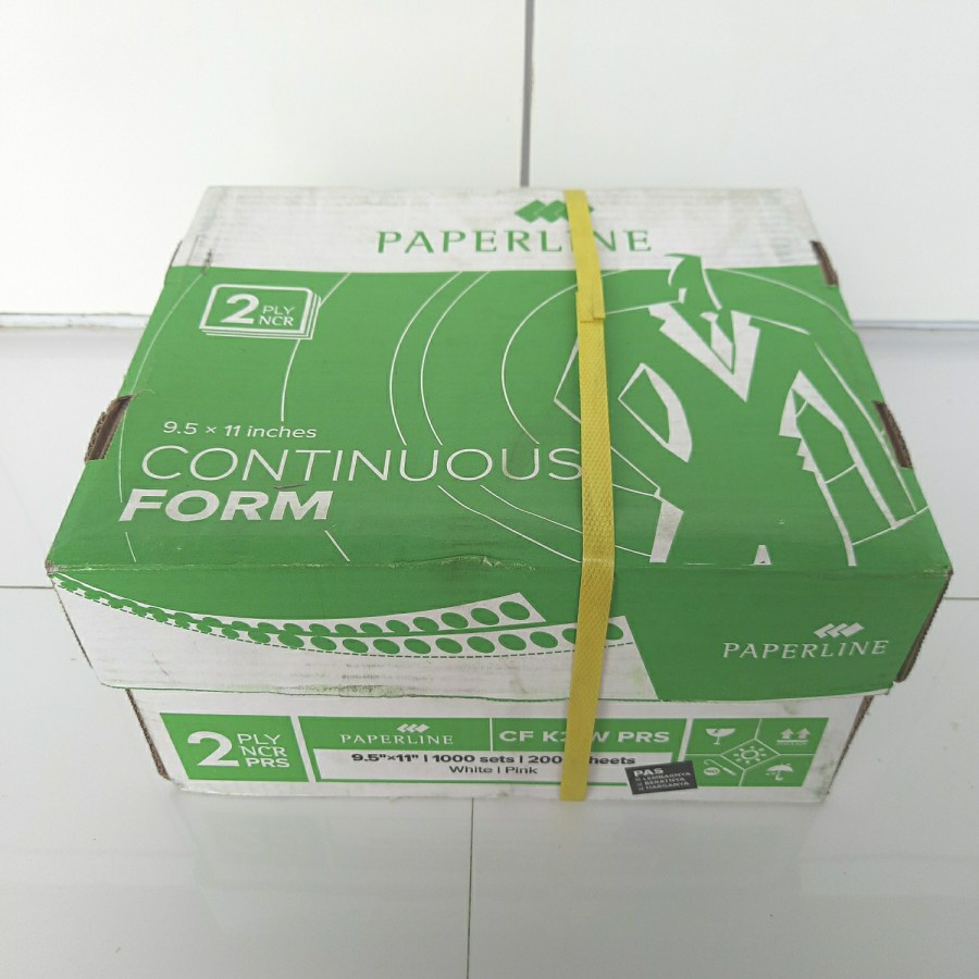 Jual 1 BOX Continuous Form CF K2 W PRS Paperline 2 Ply 9,5x11 Inches ...