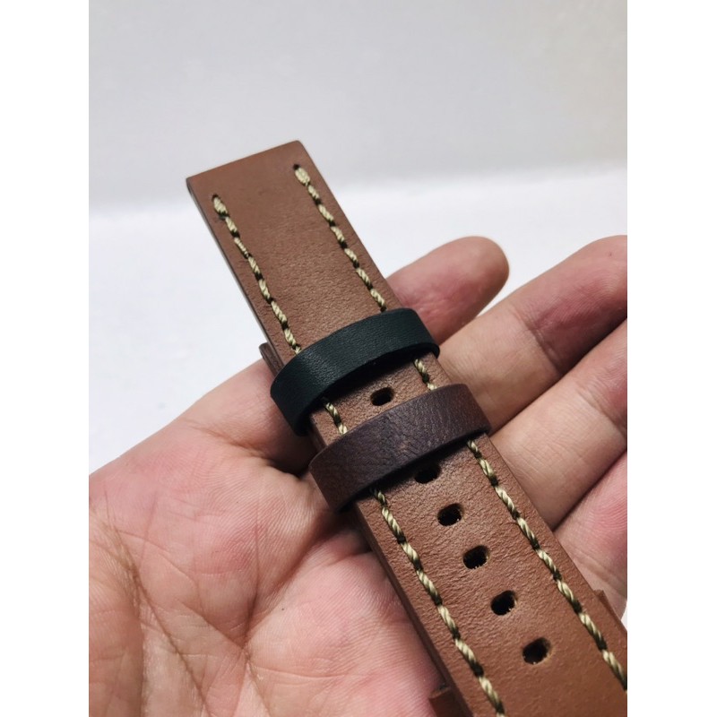 Jual ring loop jam tangan kulit custom 22/24/26mm | Shopee Indonesia