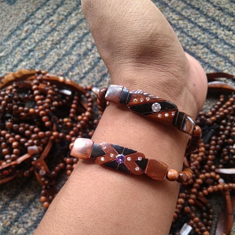 Jual gelang kokka plat mata bentuk permen (kaoka kaokah kauka kaukah ...