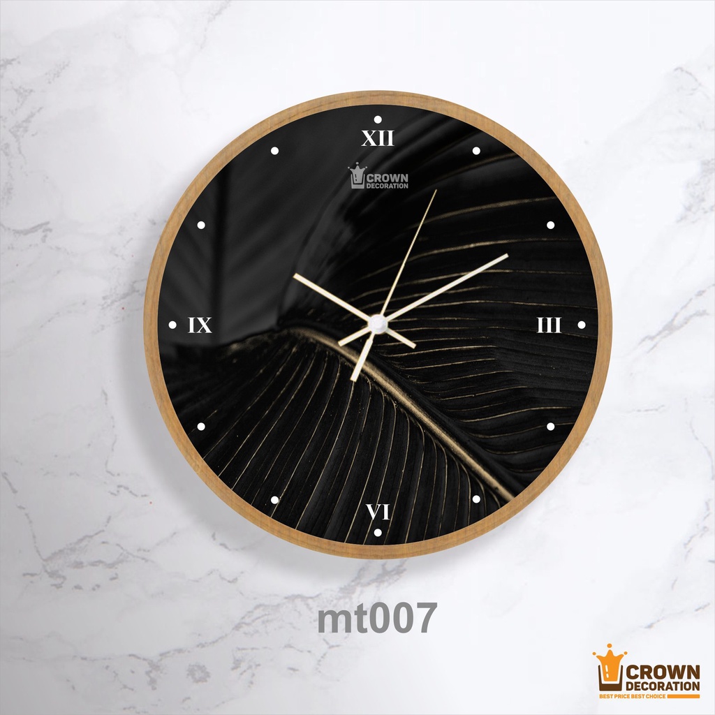 Jual Jam Dinding Besar Diameter 30CM Aesthetic Kayu / Jam Dinding ...