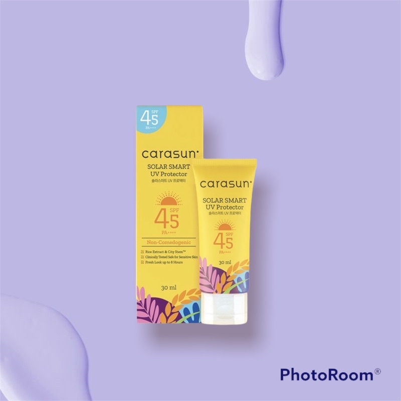 Jual Carasun Solar Smart UV Protector Spf 45 PA++++/Carasun Sunscreen/Carasun 70ml/Carasun 30ml ...