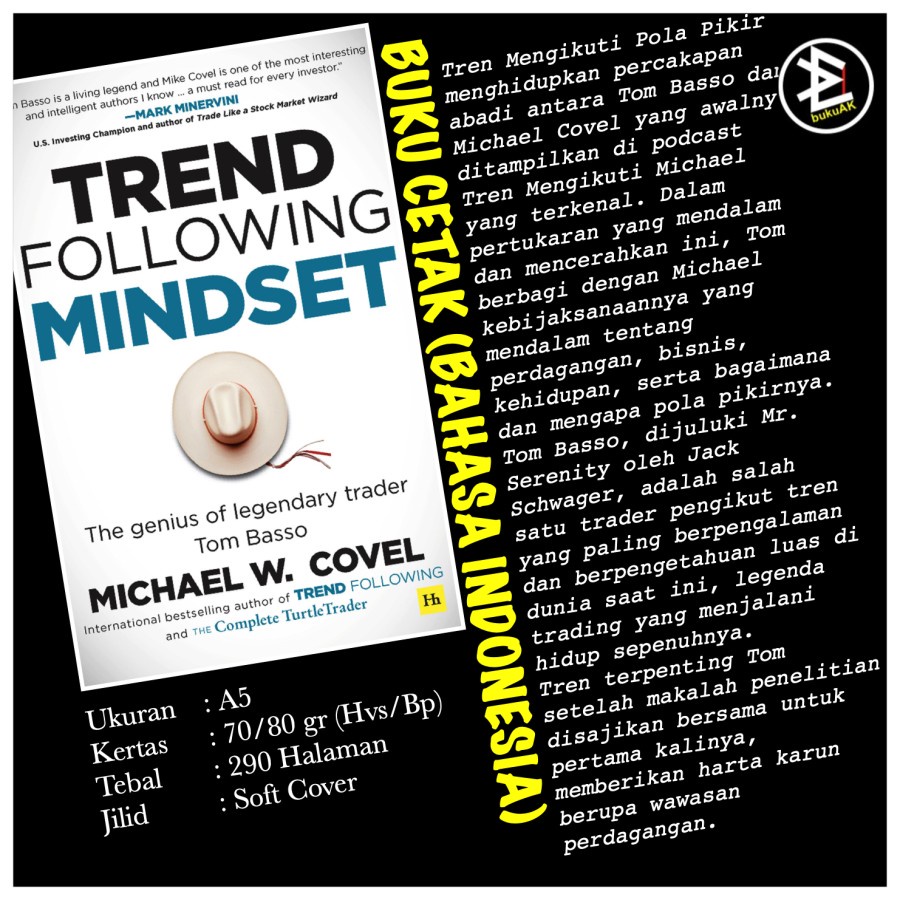 Jual Trend Following Mindset - Michael Covel (Buku Cetak) | Shopee ...